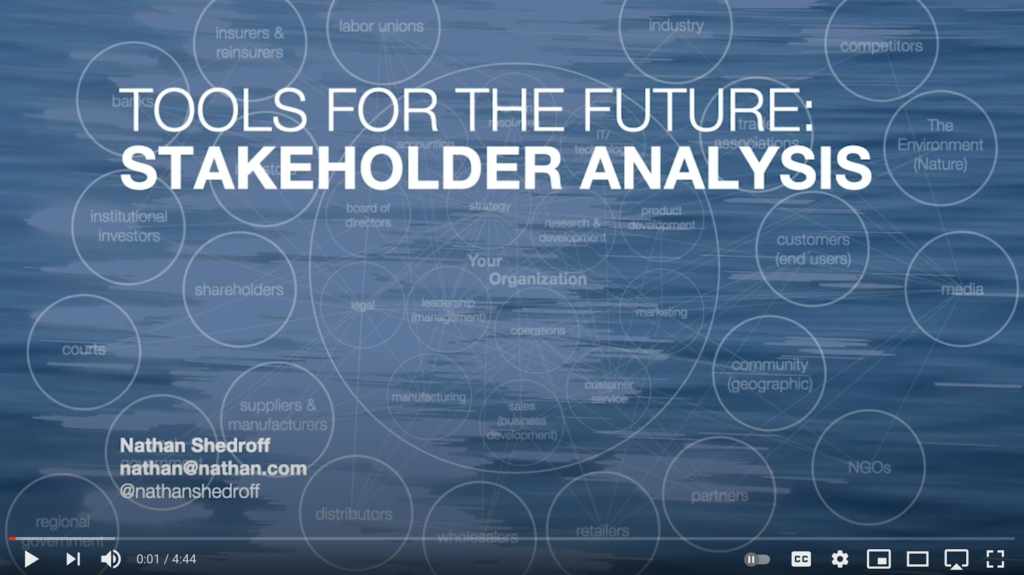 Tool: Stakeholder Analysis | Nathan.com
